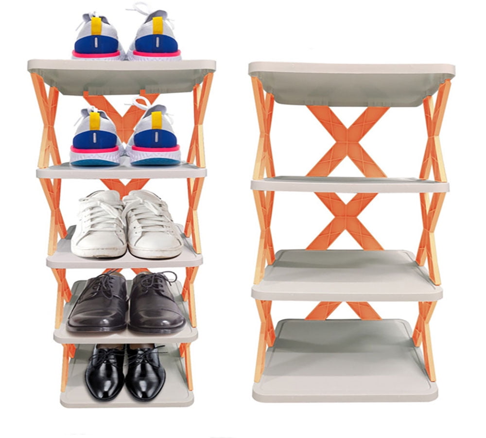 8 Tier Shoes Rack, Modern Shoe Storage Shelf Space Saving Shoe Display ...