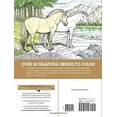 Adult Coloring Books: Animals: Creative Haven Great Horses Coloring ...