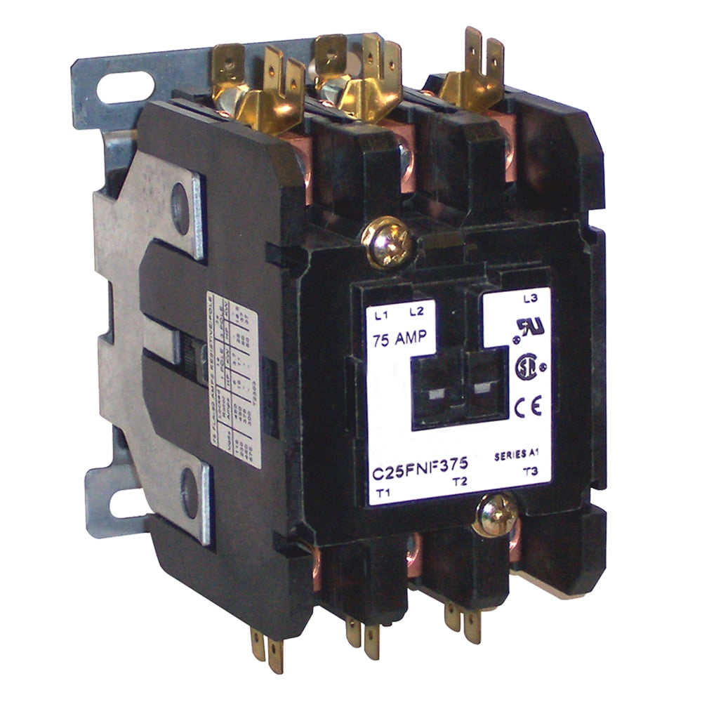 Screw/Pressure Plate 10 Max HP Three Phase at 480V 50mm 24VAC Coil ...