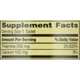 Spring Valley Vitamin B1 Supplement Tablets for Metabolism Support, 250 ...