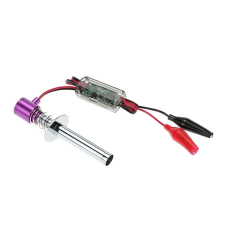 80100 6- Electronic Glow Plug Igniter with Alligator Clip for 1/10 HSP ...