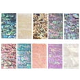 Aesthetic Sticker with Abalones Shells Pattern for Scrapbooks Photo ...
