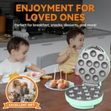 Cake Pop Maker Machine Set with Cake Pop Stand, Sticks & Fork Tool, 12 ...