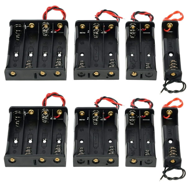 AA Battery Holder 2 AA Battery Holder 3 AA Battery Holder with Wires 4 ...