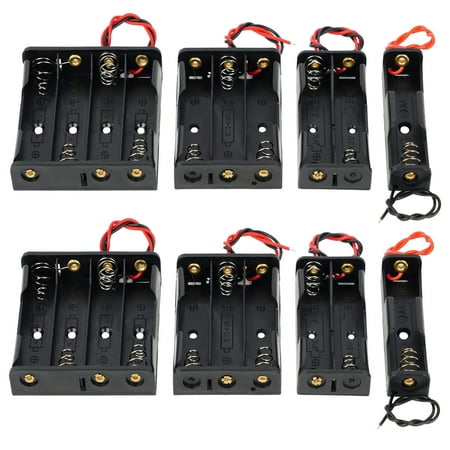 AA Battery Holder 2 AA Battery Holder 3 AA Battery Holder with Wires 4 ...