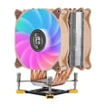 CPU Cooler 120mm 6 Heat Pipe Processor Cooling Fan 3Pin/4Pin Universal ...
