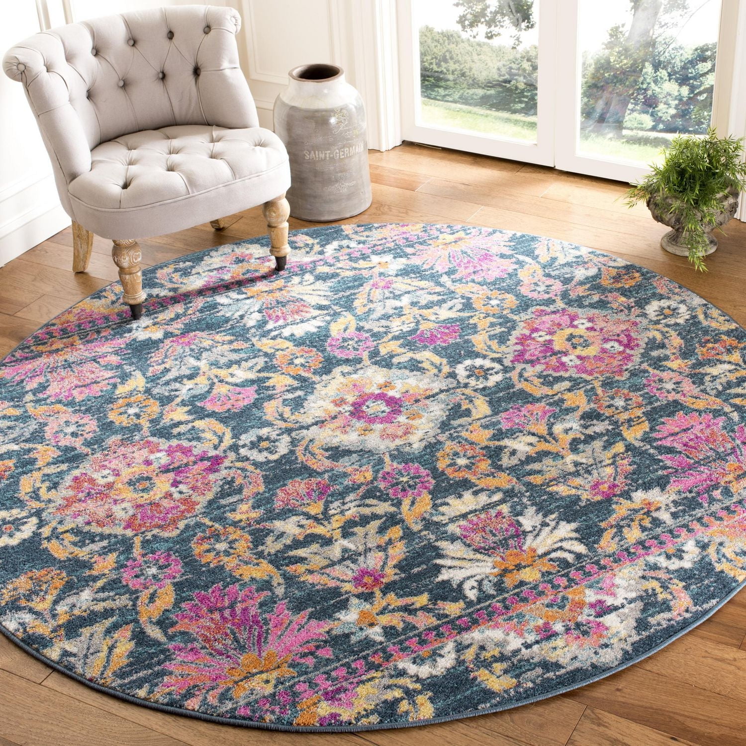 Click here for Safavieh Madison Cuthbert Floral Area Rug 67 X 67... prices