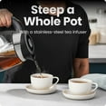 Chefman 1.8L Electric Kettle, Temp Control, Removable Tea Infuser - Stainless Steel - Walmart.com