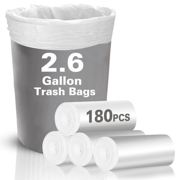 Charmount Small Trash Bags - Bathroom Trash Bags 2.6 Gallon Trash Can ... Charmount Small Trash Bags - Bathroom Trash Bags 2.6 Gallon Trash Can ...