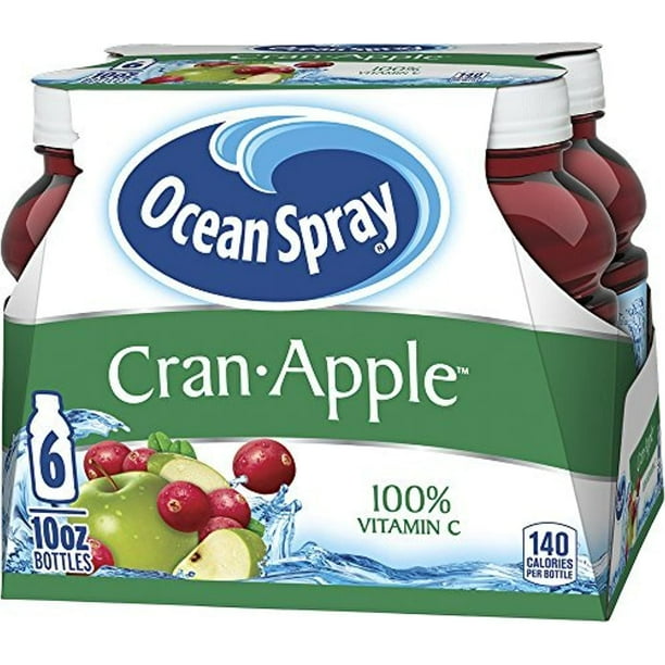 Ocean Spray Cran-Apple Juice Drink, 10 Ounce By Ocean Spray - Walmart.com