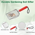 Uxcell 1-Pack Gardening Soil Sifter, 1 mm Mesh Stainless Steel Portable ...