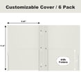 ViVin 10-Pack Plastic Folders with Clear Front Pocket and 3 Prongs, 11. ...