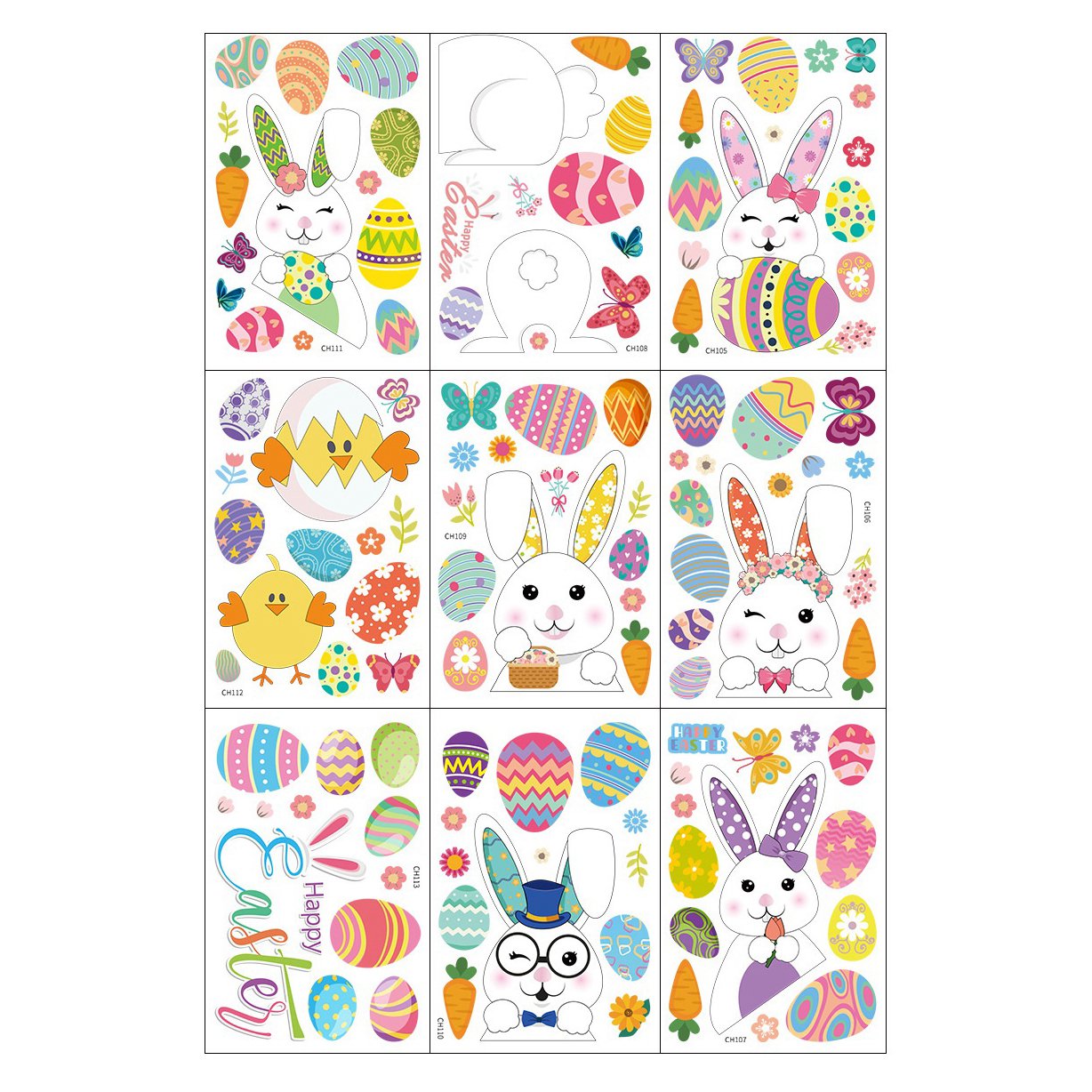 Classic Retro Cars Colorful Vinyl Wall Decals Vintage Pictures 083 Wall ...