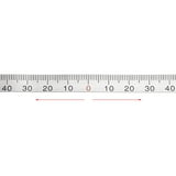 Center Finding Ruler 50mm-0-50mm Table Sticky Adhesive Tape Measure ...