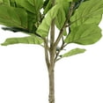 SAFAVIEH Faux Multi Branch Fiddle Leaf Fig 72" Potted Tree, Green ...
