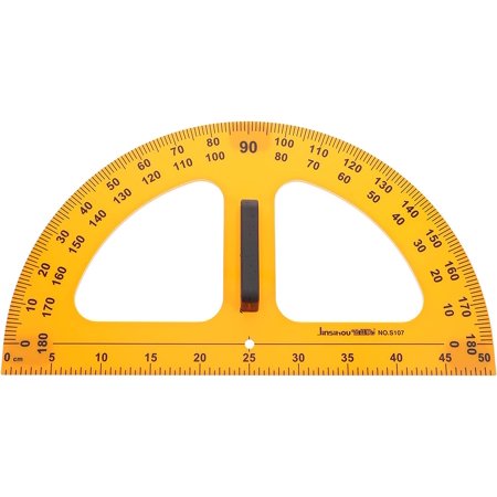 Plastic Angle Protractor Student Math Protractor Magnetic Angel ...