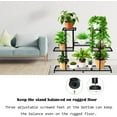 Fuliko Metal Plant Stand, 5-Tier Multifunctional Plant Holder for ...
