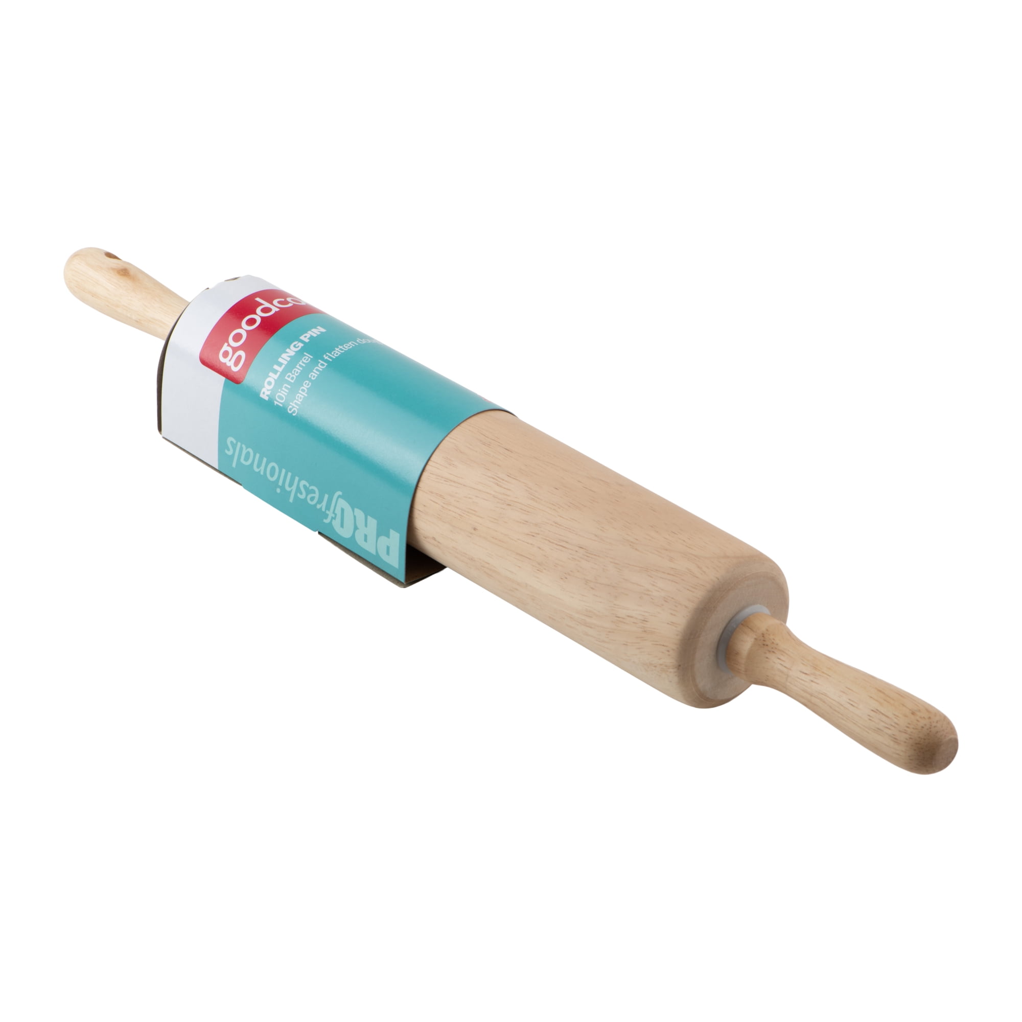 GoodCook PROfreshionals 10′ Wood Barrel Dough Rolling Pin