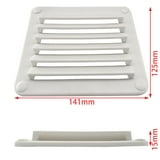 Sturdy Marine Louvered Louver Cover Ventilation Rectangular for Boat RV ...