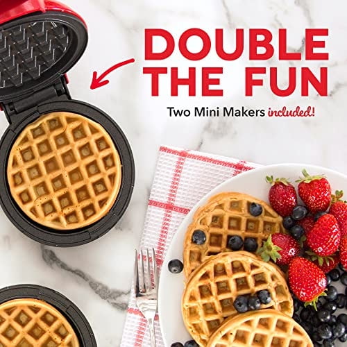 Mini wafflera DASH (paquete de 2) para waffles individuales DASH DASH ...