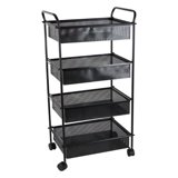 Locomotive 4 Tier Cart, White - Walmart.com