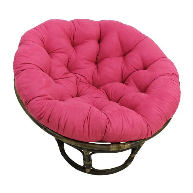 Papasan Chair with Solid Micro Suede Cushion - 42 in - Walmart.com