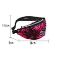 AJGRHE Fanny Pack for Women Sequined Waist Bag Lightweight Outdoor ...