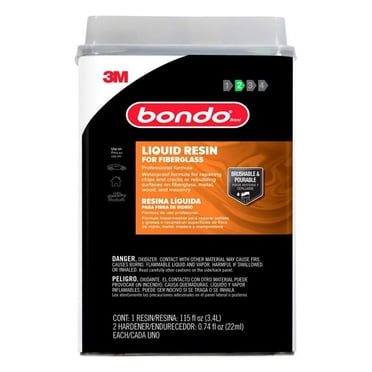 Bondo Fiberglass Resin, 00402, 0.9 Quart - Walmart.com