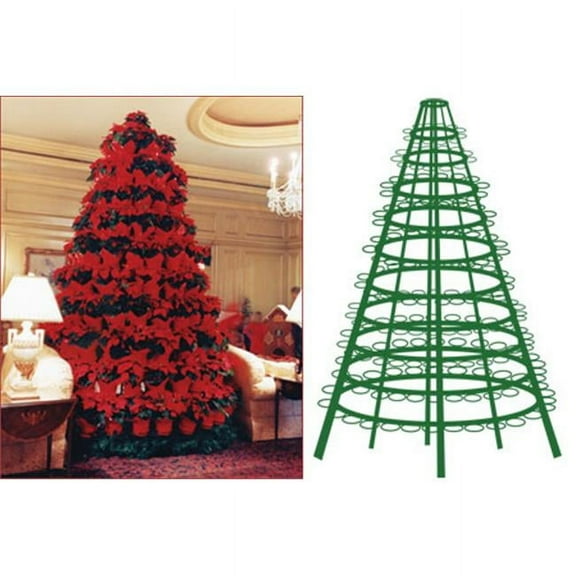 Creative Displays 10 ft. Half Round Tree Rack - Green - Walmart.com