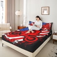 Castle Fairy Dirt Bike Bed Sheets for Teens Female Men,Vintage USA Flag King Sheets - Walmart.com