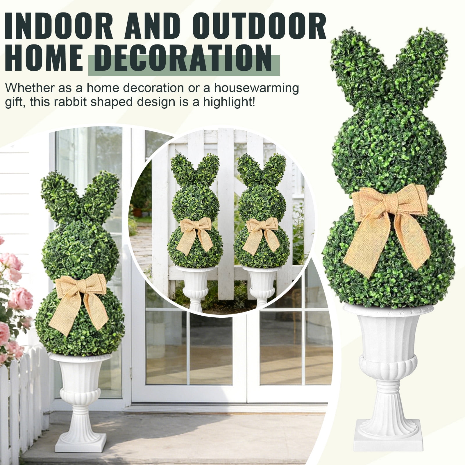 Click here for Li Hsen Easter Artificial Rabbit Topiary Trees  35... prices