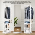 360 ° Rotating 66"x14" Multifunctional Full Length Mirror with Hook ...