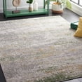 SAFAVIEH Palma Amelia Abstract Area Rug, Grey/Green, 5'5" x 7'7 ...