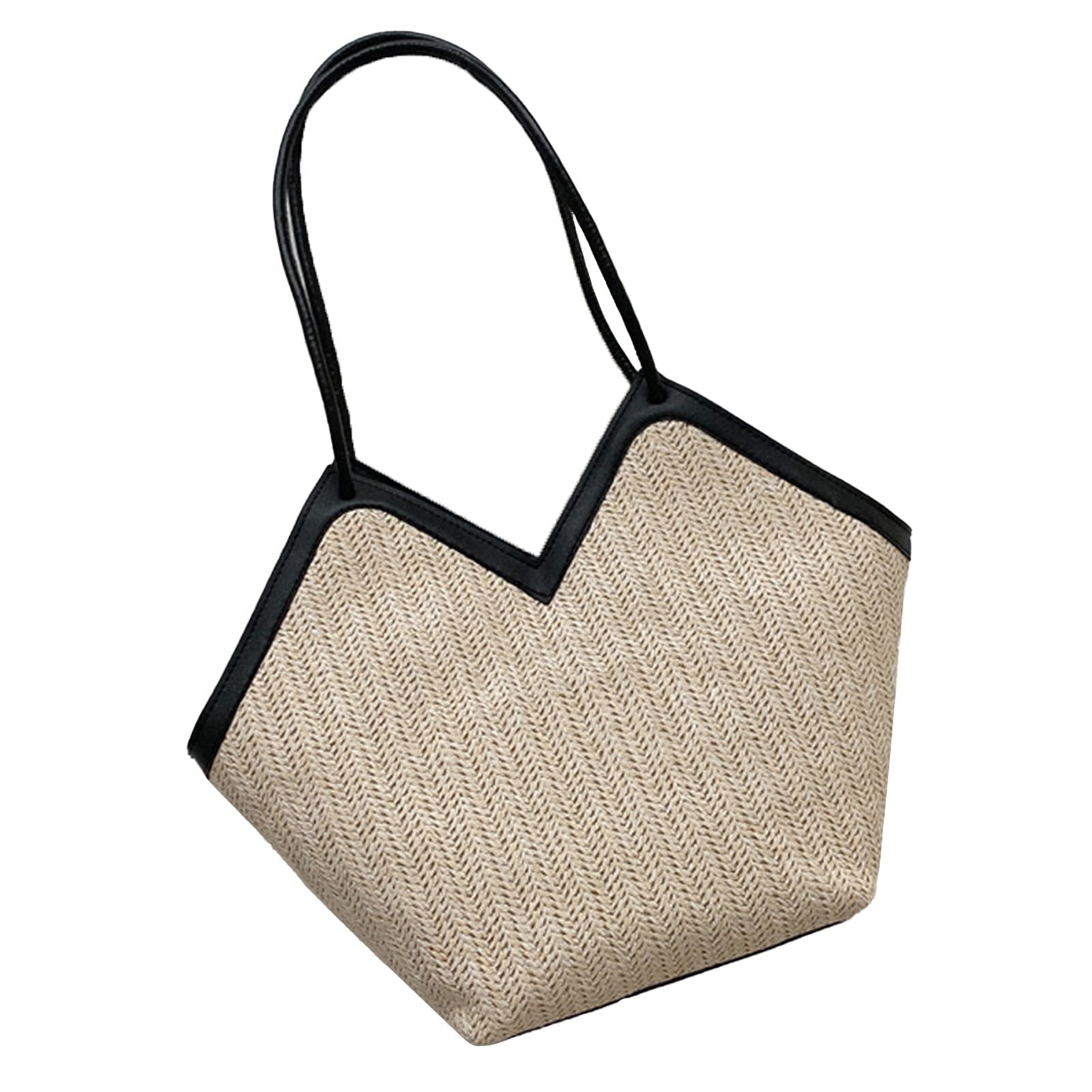 Click here for Estink Underarm Bag Large Capacity Straw Leather S... prices