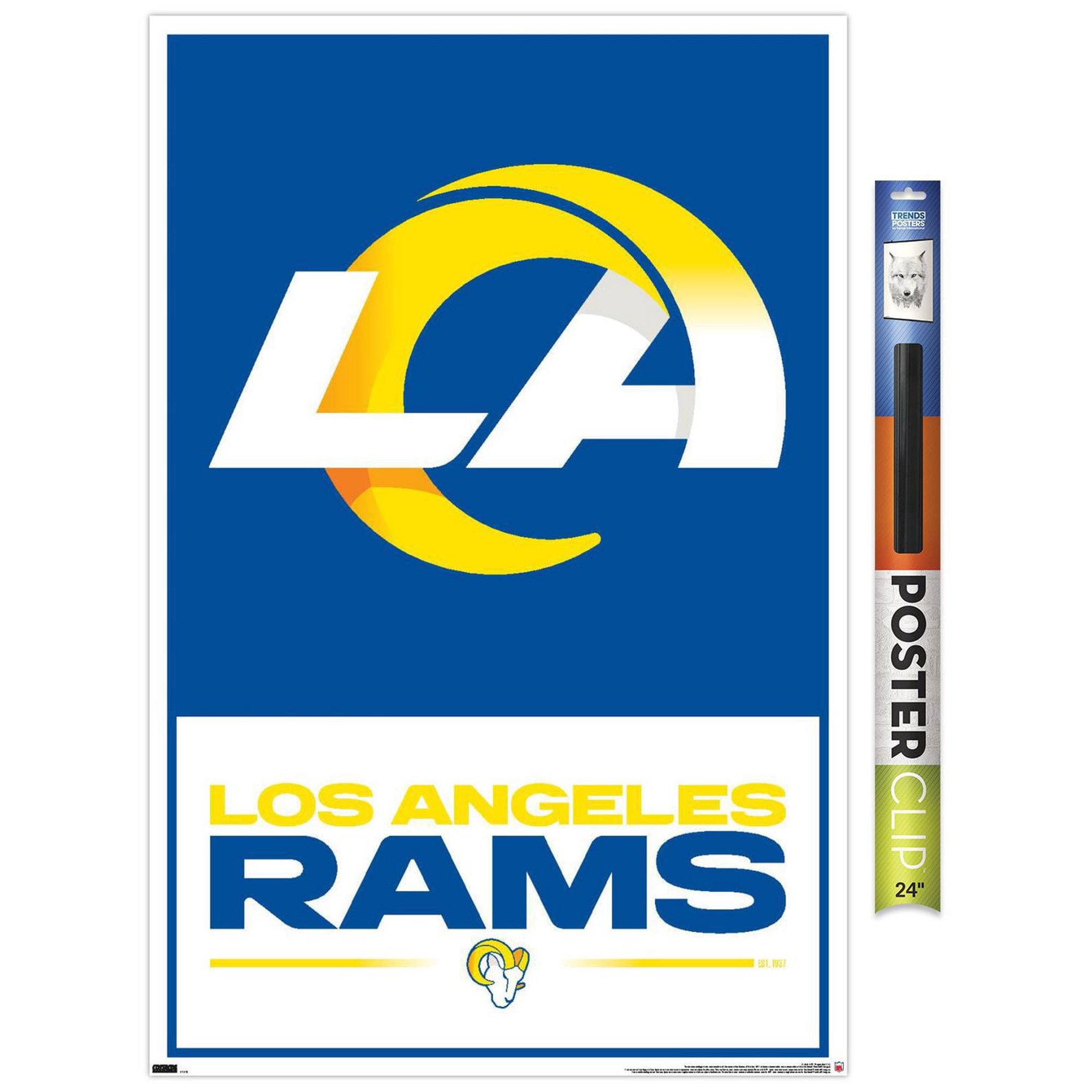 Click here for Trends International Nfl Los Angeles Rams - Logo 2... prices