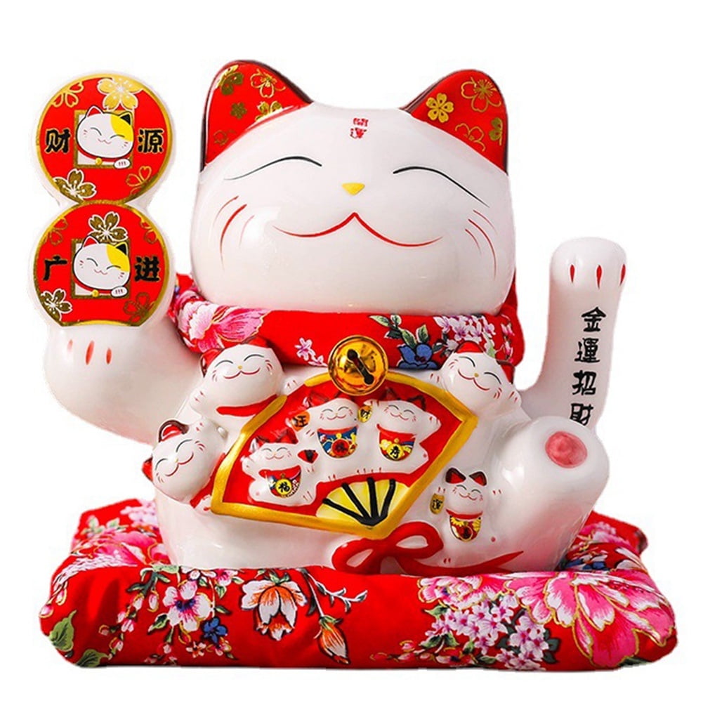 Click here for Unbranded 7inch Ceramic Beckoning Cat Maneki Neko... prices