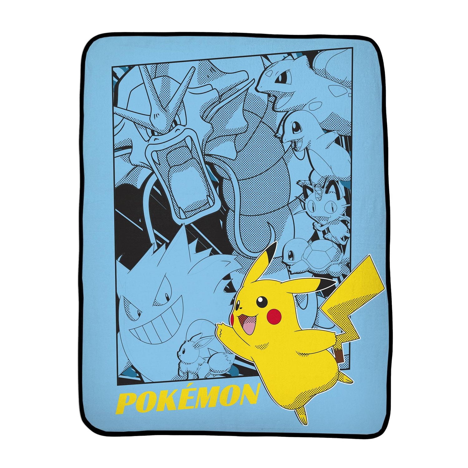 Pokemon "Blue Pikachu" Silk Touch Throw, Pokemon Silk Touch Throw ...