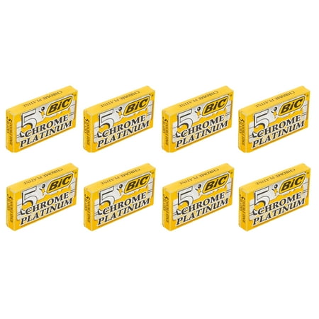 BIC Chrome Platinum Double Edge Safety Razor Blades, 40 Count - Walmart.ca