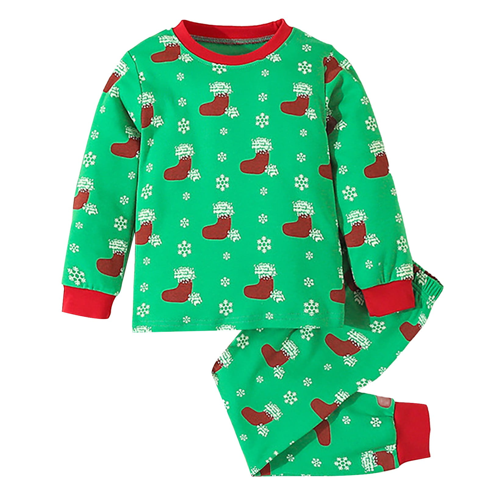 Click here for Mzxelprjd Boys Onesie Pajamas Matching Kids Christ... prices