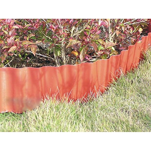 V Proteck Decoration Fence- 29.6" Length x 3.54"Height Plastic Wavy ...