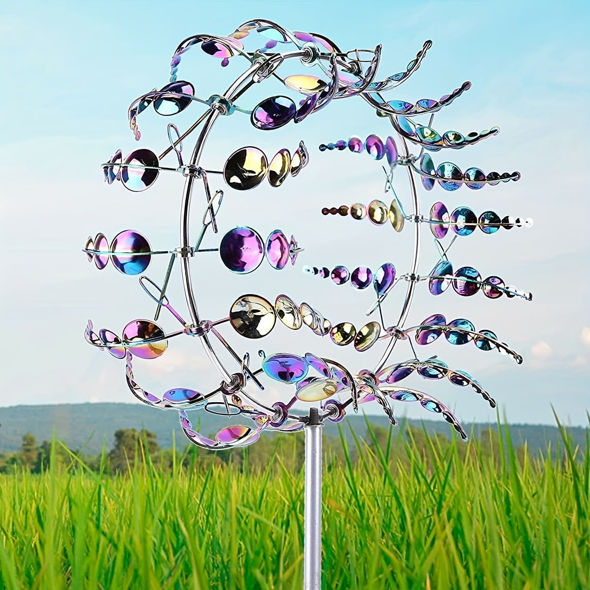 Click here for Grm 1pc Magical Metal Windmill  3d Metal Outdoor W... prices