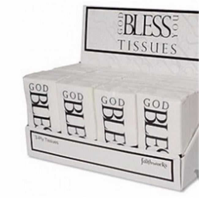 CB Gift 97158 Tissues - Pocket - God Bless You - Black & White - 24 ...