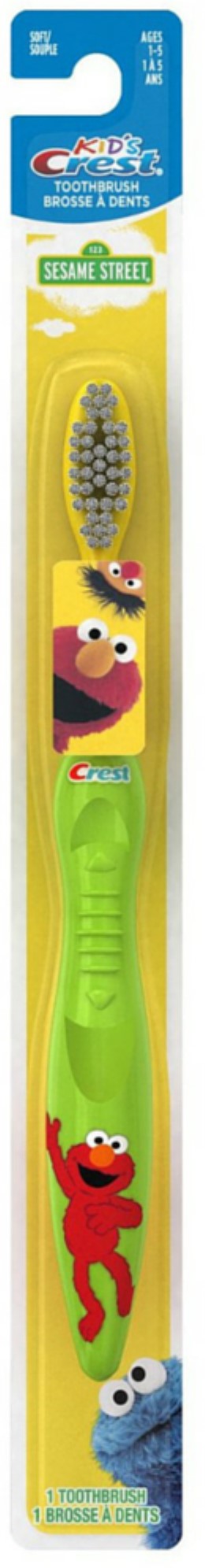 Crest Toothbrush Kid's Soft Sesame Street 1 Each (Pack of 2) - Walmart.com