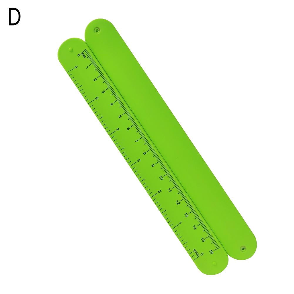 Ruler Standard And Metric Softly Flowers 12-Inch Plastic Ruler With ...
