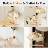 Mewoofun Cat Climbing Shelves Cat Tree, 4-Levels Over Door Cat Climber ...