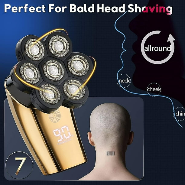 Dww-head Shavers For Bald Men, Upgraded Electric Razor With 7 Floating ...