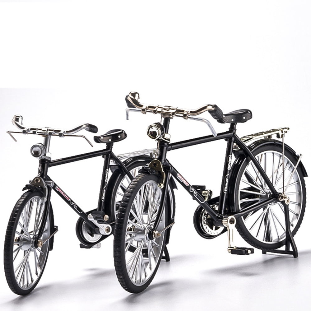 DIY Vintage Desktop Bike Figurines DIY Bicycle Model Scale Iron Art ...