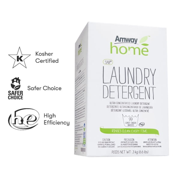 Amway SA8 Concentrated Laundry Powder Detergent, 3 KG, 133 Loads ...