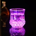 LED Light-Up Whiskey Glass, Water Activated, Colorful Flashing ...