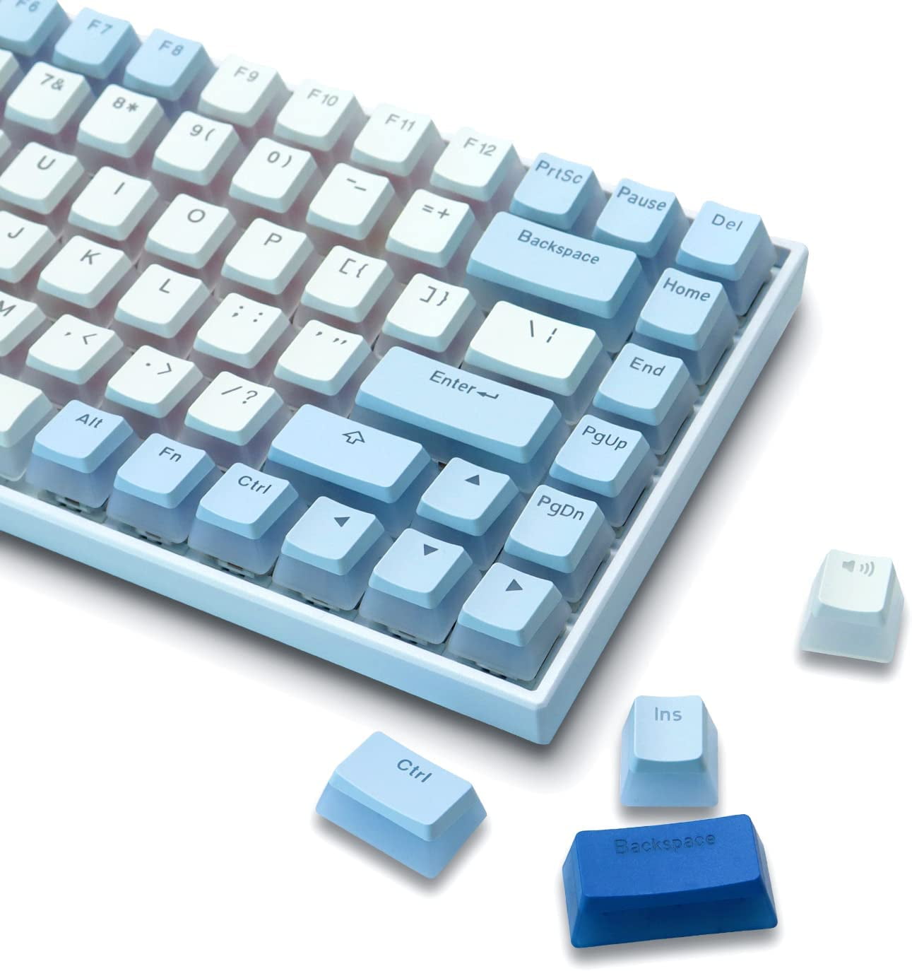 XVX Pudding Keycaps, 165 Key Set keycaps 60 Percent, Compatible with a ...